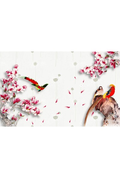 Cici Wallpaper 320 x 270 cm 3 Boyutlu Duvar Kağıdı Poster