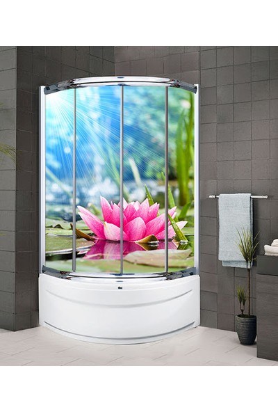 Cici Wallpaper Cicievim 3 Boyutlu Duş Kabin Folyo Kaplama 200 x 200 cm