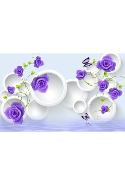 Cici Wallpaper 215 x 150 cm 3 Boyutlu Duvar Kağıdı Poster