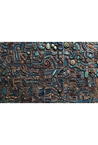 Cici Wallpaper 215 x 150 cm 3 Boyutlu Duvar Kağıdı Poster