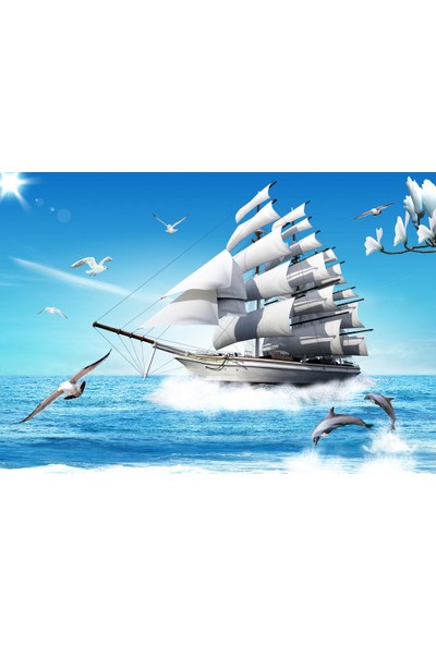 Cici Wallpaper 320 x 270 cm 3 Boyutlu Duvar Kağıdı Poster