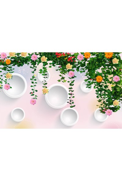 Cici Wallpaper 215 x 150 cm 3 Boyutlu Duvar Kağıdı Poster