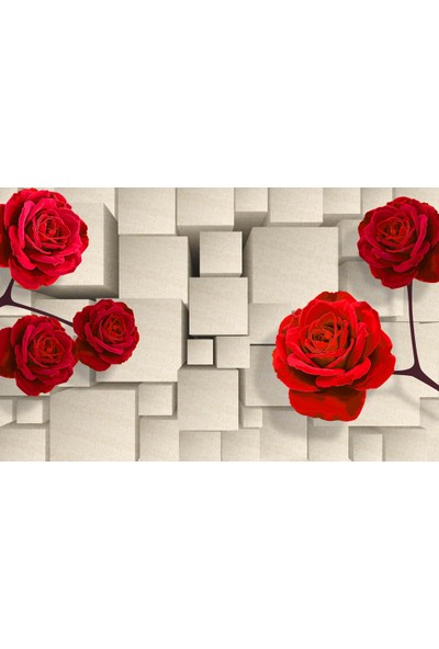 Cici Wallpaper 215 x 150 cm 3 Boyutlu Duvar Kağıdı Poster