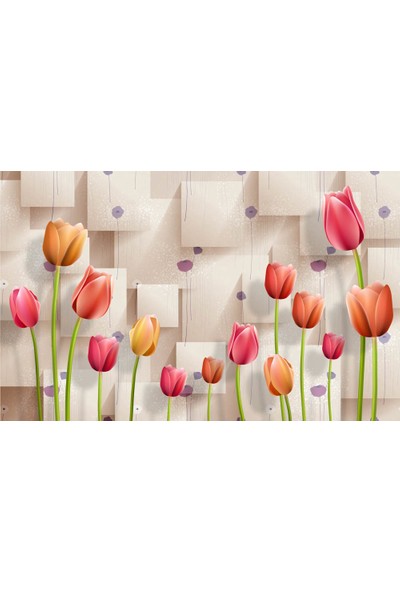 Cici Wallpaper 215 x 150 cm 3 Boyutlu Duvar Kağıdı Poster