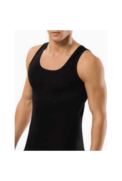 Tan Yıldız Pamuklu 6 Lı Siyah Erkek Atlet