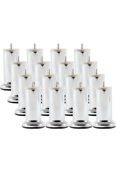 Adem Koç Baza Ayağı Koltuk Ayağı Kanepe Ayağı Mobilya Ayağı Krom 12 cm (16 Adet) Adem Koç Baza Ayağı Koltuk Ayağı Kanepe Ayağı Mobilya Ayağı Krom 12 cm (16 Adet)