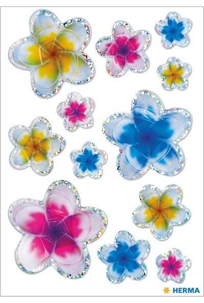 Herma Magic 3D Yaz Çiçekleri Etiket Herma Magic 3D Yaz Çiçekleri Etiket
