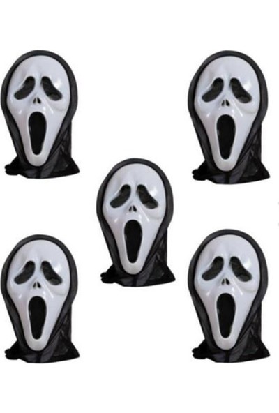 Ufuk Şaka Oyunları Merkezi 5 Adet Yetişkin Çığlık Korku Maskesi Ufuk Şaka Oyunları Merkezi 5 Adet Yetişkin Çığlık Korku Maskesi