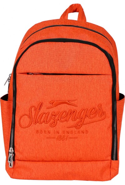 Slazenger Üç Bölmeli Turuncu Sırt Çantası - Nakışlı Logo - Tablet Bölmeli Slazenger Üç Bölmeli Turuncu Sırt Çantası - Nakışlı Logo - Tablet Bölmeli