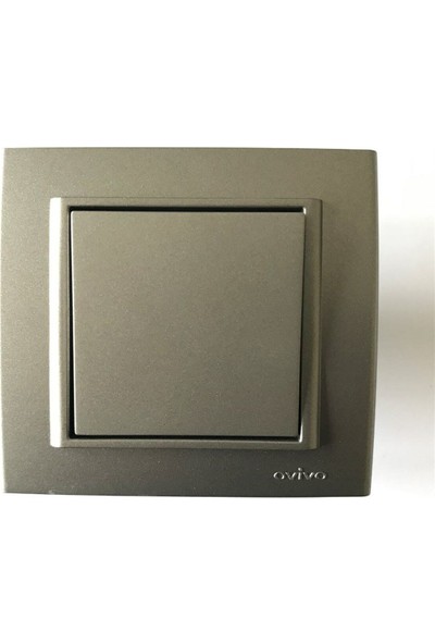 Çağatay Elektrik Çağatayelektrik Ovivo Mina Antrasit Anahtar Mekanizma+Çerçeve(12 Adet) Çağatay Elektrik Çağatayelektrik Ovivo Mina Antrasit Anahtar Mekanizma+Çerçeve(12 Adet)