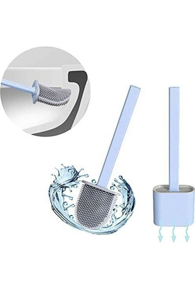 Turkish A2Z Silikon Banyo Tuvalet Klozet Temizleme Fırçası ve Tutucu Set Turkish A2Z Silikon Banyo Tuvalet Klozet Temizleme Fırçası ve Tutucu Set