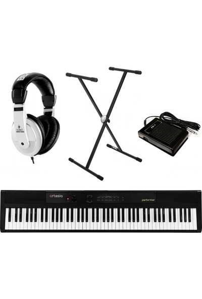 Artesia Performer 88 Dijital Piyano + Kulaklık + Stand + Pedal Set