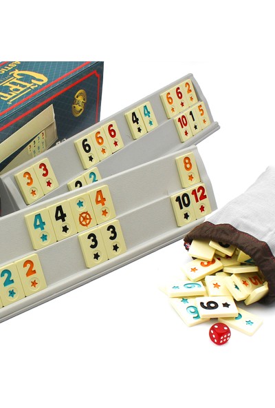 Star Büyük Boy Plastik Okey Takımı Star Büyük Boy Plastik Okey Takımı