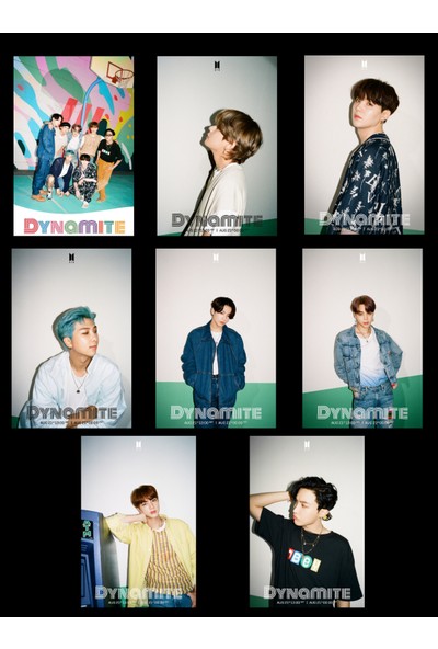 Bts ''dynamite'' Grup ve Üye Poster Seti