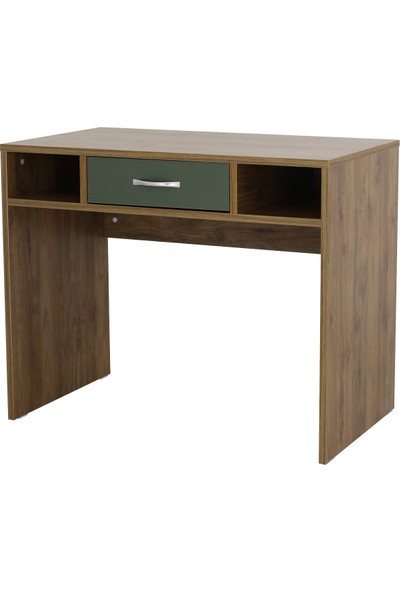 Dienni Çeltik Yeşil Çekmeceli Bölmeli Çalışma Masası 90X52X73 Dienni Çeltik Yeşil Çekmeceli Bölmeli Çalışma Masası 90X52X73