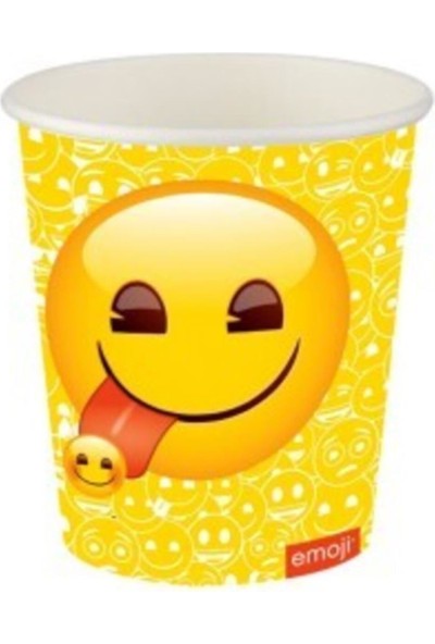 Ritoys Karton Bardak Parti Emoji Dünyası 200cc 8li Ritoys Karton Bardak Parti Emoji Dünyası 200cc 8li