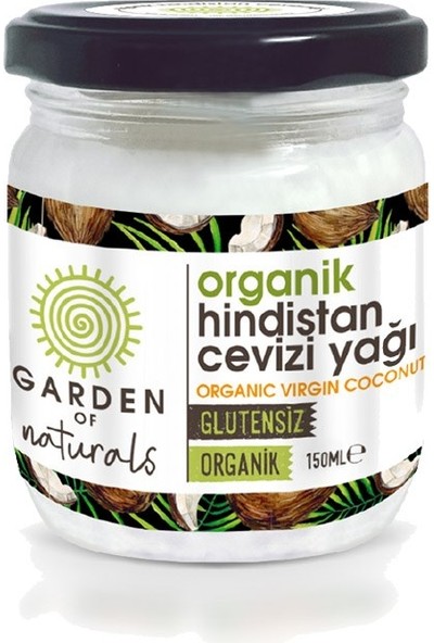 TheLifeCo Garden Of Naturals Organik Hindistan Cevizi Yağı 150 ml