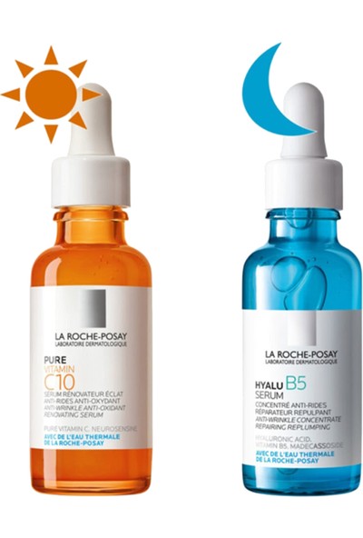 La Roche-Posay La Roche- Posay Hyalu B5 Dolgunlaştırıcı Serum 30 ml & Vitamin C10 Işıltı Veren Serum 10 ml La Roche-Posay La Roche- Posay Hyalu B5 Dolgunlaştırıcı Serum 30 ml & Vitamin C10 Işıltı Veren Serum 10 ml