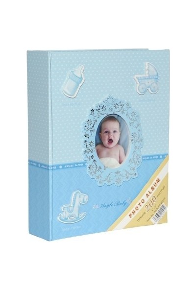 Prs 10 x 15 cm 200 Lük Bebek Pencereli Fotoğraf Albümü PP46200 Prs 10 x 15 cm 200 Lük Bebek Pencereli Fotoğraf Albümü PP46200