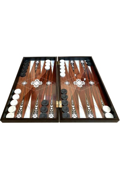 Ritoys Büyük Boy Eco Ahsap Tavla - Dama Takımı