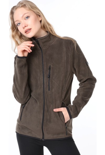 Ghassy Co. Ghassy Co.kadın Tam Fermuarlı Polar Ceket