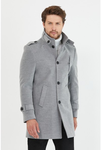 Mero Life Erkek Ezel Yaka Uzun Kaşe Kaban Mero Life Erkek Ezel Yaka Uzun Kaşe Kaban