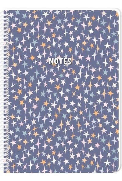 Keskin Color Stars Yıldızlar Spiralli Plastik Kapak 100 Yaprak A4 Çizgili Defter Keskin Color Stars Yıldızlar Spiralli Plastik Kapak 100 Yaprak A4 Çizgili Defter