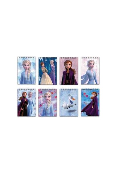 Keskin Color Frozen Iı A7 42 Yaprak Kareli Spiralli Not Defteri