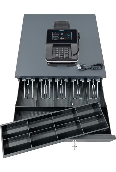 Saypos Olivetti Verifone MX915 Uyumlu Metal Yazarkasa Para Çekmecesi 5 Banknot Gözlü 41 x 42 x 11 cm Saypos Olivetti Verifone MX915 Uyumlu Metal Yazarkasa Para Çekmecesi 5 Banknot Gözlü 41 x 42 x 11 cm