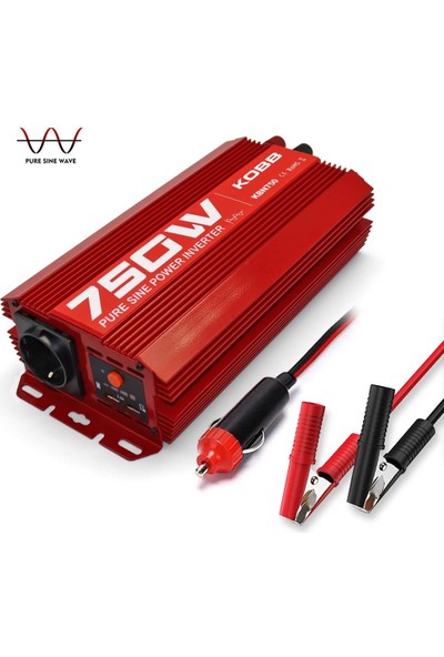 Kobb KBN750 12V/220V 750WATT Tam Sinüs Dönüştürücü Invertör Kobb KBN750 12V/220V 750WATT Tam Sinüs Dönüştürücü Invertör