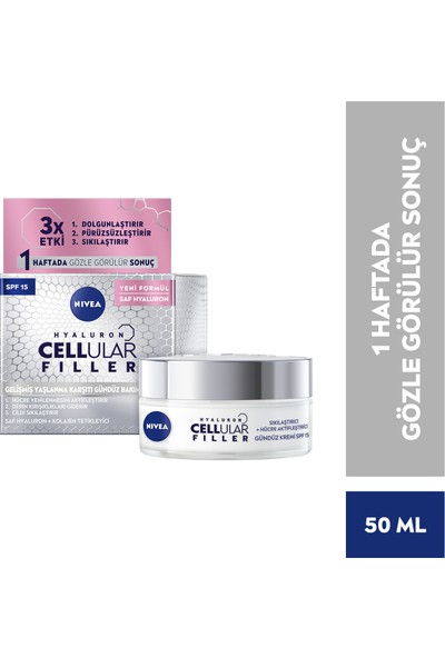 Nivea Cellular Cilt Gençleştirici Yüz Gündüz Bakım Kremi Gkf15 50Ml Nivea Cellular Cilt Gençleştirici Yüz Gündüz Bakım Kremi Gkf15 50Ml