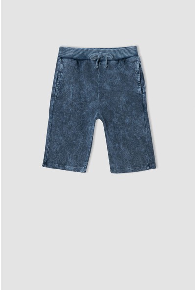 Defacto Erkek Çocuk Esnek Belli Bermuda Şort V8842A621HS