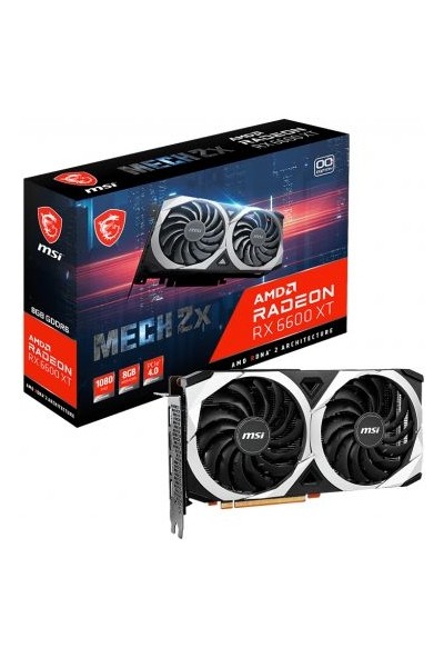 MSI RADEON RX 6600 XT MECH 2X 8G OC RX 6600 XT 8GB GDDR6 DisplayPort x 3 HDMI x 1 Ekran Kartı MSI RADEON RX 6600 XT MECH 2X 8G OC RX 6600 XT 8GB GDDR6 DisplayPort x 3 HDMI x 1 Ekran Kartı
