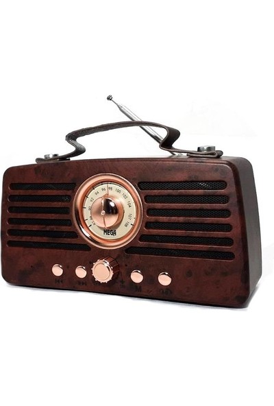 Mega MG-1965BT Nostaljiik Şarjlı Radyo (Bluetooth-Usb-Sd-Aux) Mega MG-1965BT Nostaljiik Şarjlı Radyo (Bluetooth-Usb-Sd-Aux)