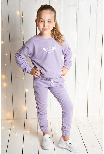 Minik Dolap Crop Kesim Pamuklu Eşofman Takım Minik Dolap Crop Kesim Pamuklu Eşofman Takım