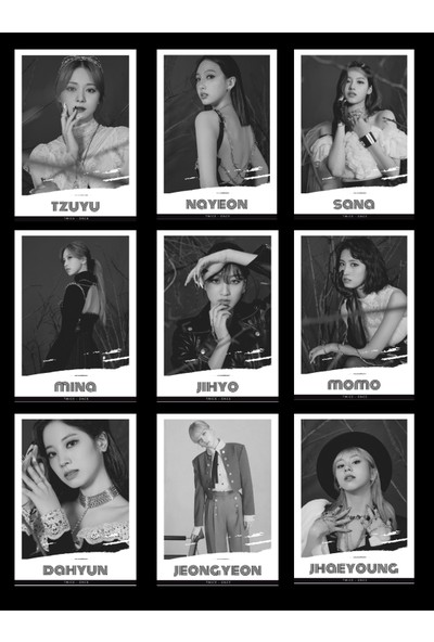 Twıce Üye Kartpostalları