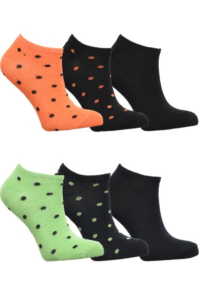 Jose Juan Jose Juan Josejuan 6 Çift Kadın Patik Çorap Koton DESEN13 JSGSOCK6LI00287