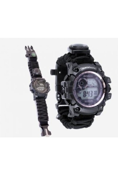 North Pacific Kampçı Paracord Kol Saati .5 Fonksiyonlu North Pacific Kampçı Paracord Kol Saati .5 Fonksiyonlu