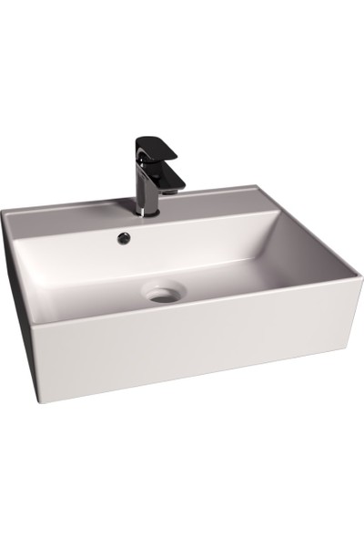 Alvit Architect Tezgah Üstü Lavabo 38X50CM Beyaz Alvit Architect Tezgah Üstü Lavabo 38X50CM Beyaz