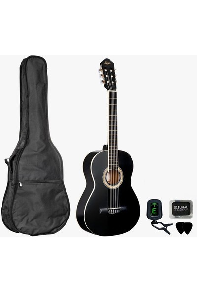 Kozmos KCG-09PK-BK Klasik Gitar Öğrenci Başlangıç Paketi