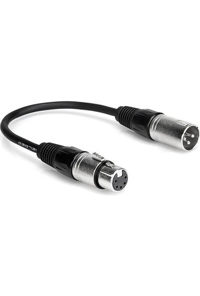 YKA 5-Pin Xlr Dişi To 3-Pin Xlr Erkek Dmx Adaptör Kablo 1 Metre