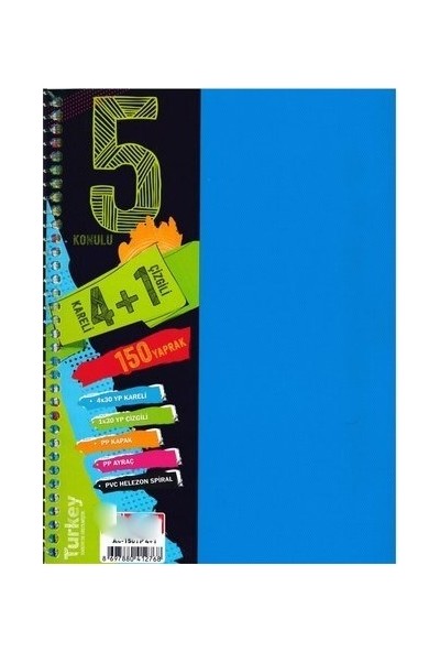 Dazzle 4+1 Defter 150 Yaprak Dazzle 4+1 Defter 150 Yaprak