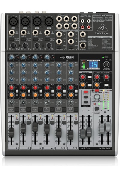 Behringer X1204USB Premium 12-Input 2/2-Bus Mıxer Behringer X1204USB Premium 12-Input 2/2-Bus Mıxer