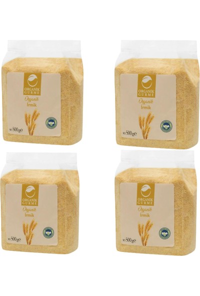 Maya Organik Gurme Irmik 500 gr, 4 'lü Paket