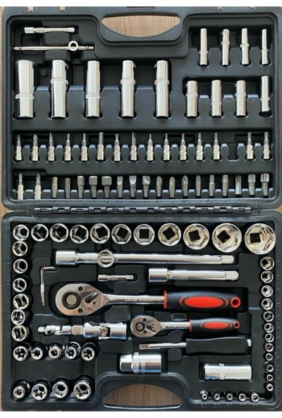 Newstar Crv Çeliği Profesyonel Parlak Lokma Takımı 1/2-1/4 (108 Parça) Newstar Crv Çeliği Profesyonel Parlak Lokma Takımı 1/2-1/4 (108 Parça)
