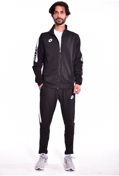 Lotto Erkek Eşofman Takimi Siyah/siyah-Dinamico Camp Suit Fz PL-T2593 Lotto Erkek Eşofman Takimi Siyah/siyah-Dinamico Camp Suit Fz PL-T2593