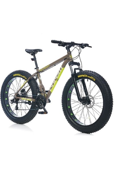 Corelli Zengo 26 Jant Fat Bike H.disk Fren 21V K:16 Gri-Yeşil Corelli Zengo 26 Jant Fat Bike H.disk Fren 21V K:16 Gri-Yeşil