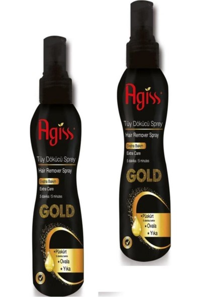 Easyso 2 Adet Agiss Gold Tüy Dökücü Sprey 175 ml Hızlı Kargo