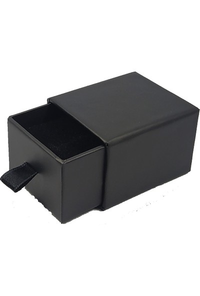 Özer Kutu Siyah Çekmeceli Yüzük Karton Kutu (Içi Süngeli) 12'li Paket Özer Kutu Siyah Çekmeceli Yüzük Karton Kutu (Içi Süngeli) 12'li Paket