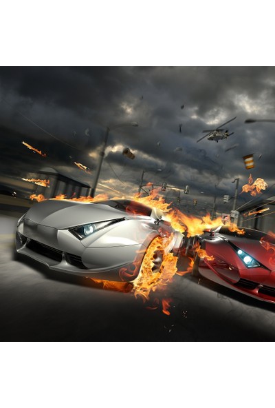 Cici Wallpaper 215 x 150 cm 3 Boyutlu Duvar Kağıdı Poster